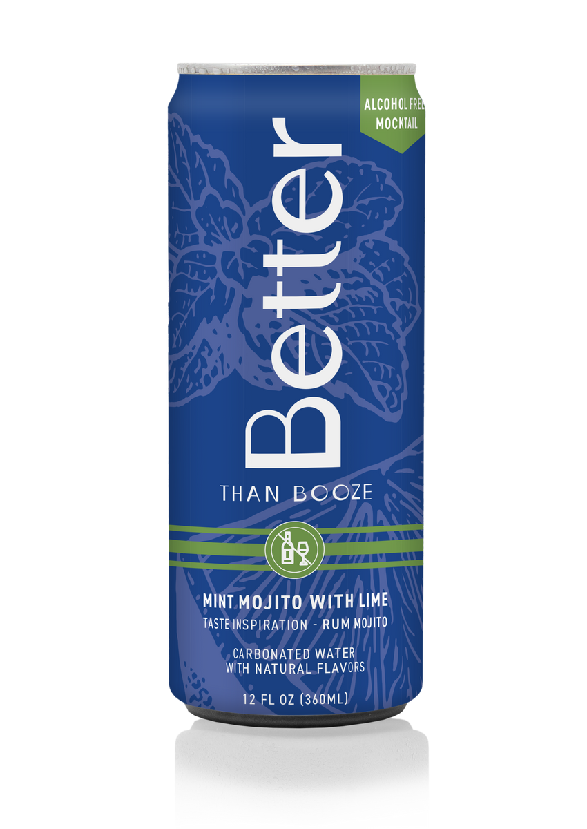 Mint Mojito With Lime Non Alcoholic Mocktail – Better Than Booze