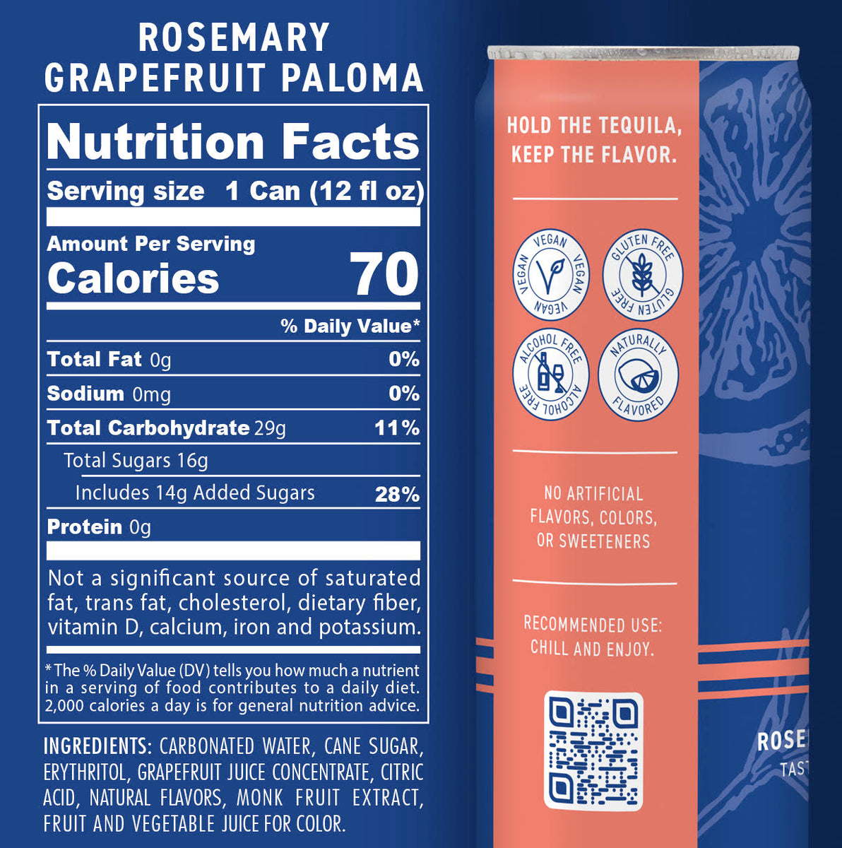 Rosemary Grapefruit Paloma Non Alcoholic Mocktail – Better Than Booze